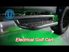 lift up chassis version electric golf car , 4 seaters electrical golf cart