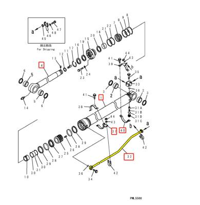 China Bouwmaterialen winkels PC360 PC300 Hydraulisch systeem Distributeur Boom Confluence Pipe Te koop