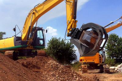 Cina Capacità massima di afferramento 0.52CBM Barattolo di selezione rotativo per escavatori da 5 a 40 tonnellate in vendita