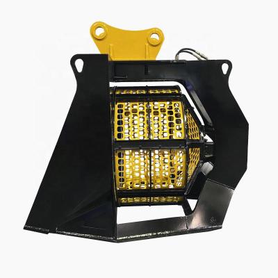 中国 5 - 10 トン エグババター付属装置 1557 - 2557mm 全長 エグババタースクリーンバケツ 販売のため
