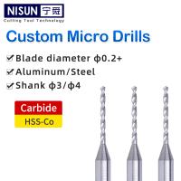 Quality Solid Carbide Micro Drill Bits Drilling Tools With Internal Cooling Customizd for sale