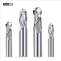 Quality Precision Solid Carbide Ball Nose End Mill Milling Cutter M2 HSS PM For Aluminum for sale