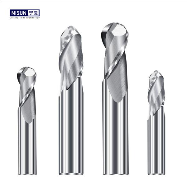 Quality Precision Solid Carbide Ball Nose End Mill Milling Cutter M2 HSS PM For Aluminum for sale