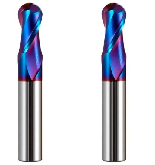 Quality High Precision Ball Nose End Mills Milling Tools For Machining Unalloyed Steels for sale