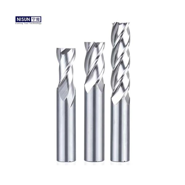 Quality Solid Carbide HSS HSCO PM End Mill Milling Cutter Two Flutes For Aluminum Steel for sale