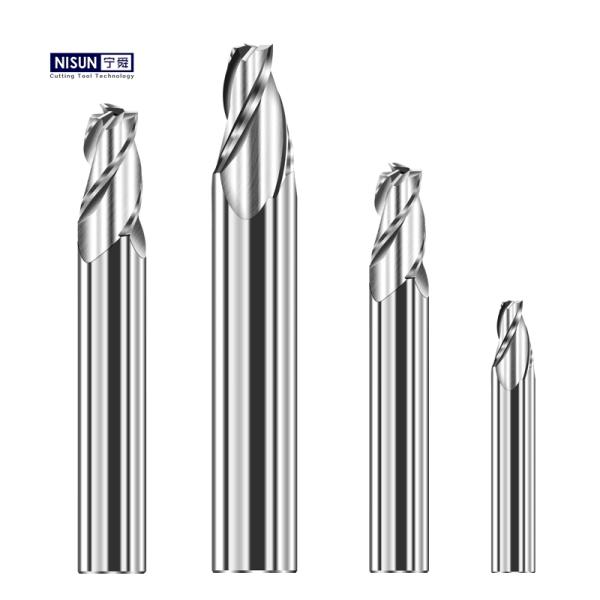 Quality Carbide M2 M35 M42 PM Conical Tapered End Mills Milling Cutter 2 Flutes Custom Length for sale
