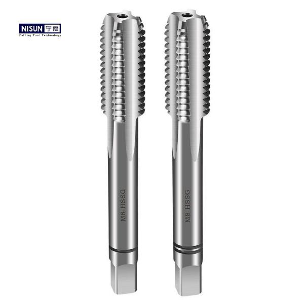 Quality Precision Carbide Straight Flute Tap Cut Thread Taps For Steel Rigid Tapping for sale