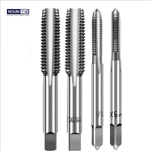 Quality Two Flutes Thread Cutting Hand Taps M2 HSS M35 PM Material Customized Size for sale