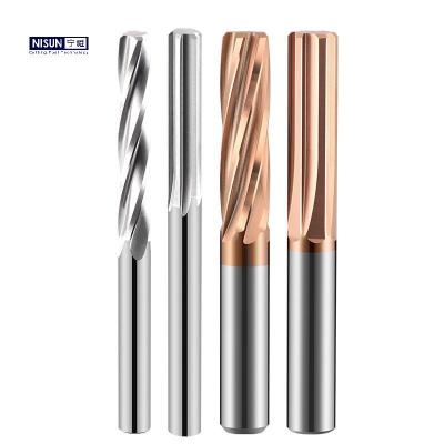 China Spiral Straight M2 M42 HSS PM Aluminium Taper Shell Reamer Cnc Machining Coolant Hand Tools for sale
