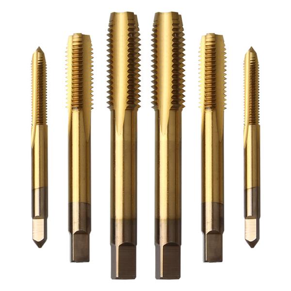Quality Precision Carbide Straight Flute Tap Cut Thread Taps For Steel Rigid Tapping for sale