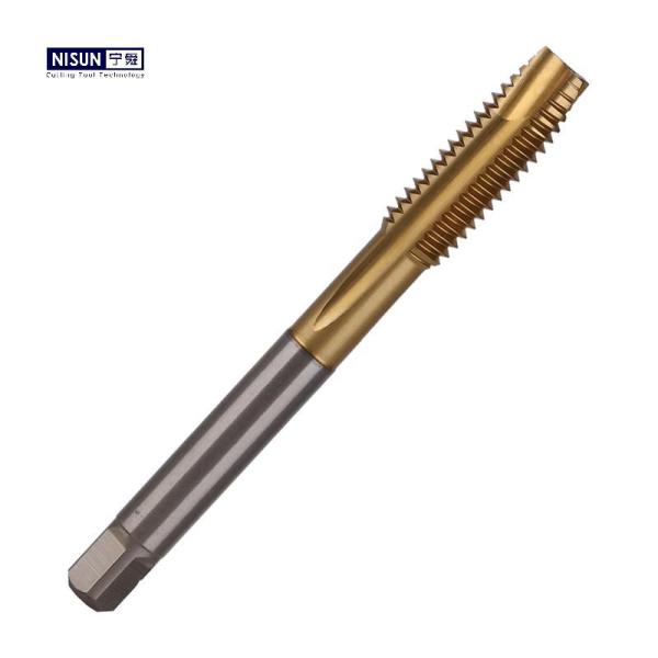 Quality Precision Carbide Straight Flute Tap Cut Thread Taps For Steel Rigid Tapping for sale