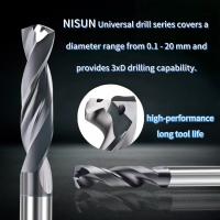 China Alloy Solid Carbide Drill Bits Inner Coolant Drilling Tools Tungsten Steel Precision Twist Drill 5D for sale