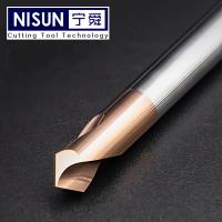 China 60 Degree 2 Flute two-Edge spot drill bits Tungsten Carbide Chamfer Tool for sale