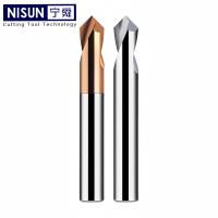 China 60 Degree 2 Flute two-Edge spot drill bits Tungsten Carbide Chamfer Tool for sale