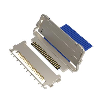 China 20846-020T-01 0,5 mm pitch Horizontale paring type micro-coaxiale connector Te koop