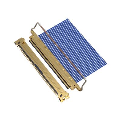 China 20453-250T-03S 50P 0,5 mm pitch Horizontaal paringstype micro-coaxiaal connector Te koop