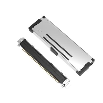 China 20437-030T-01 Horizontaal koppeltype Micro-coaxiale connector met mechanisch slot 30Pin 40P 50P 0,4 mm pitch Te koop