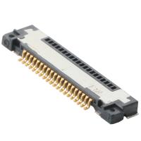 China Board Side Micro Coaxial Cable Connector Is Right Angle Type for sale