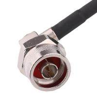 China Custom Dustproof RF Cable Connector LMR-195 with N-Type Plug, 2GHz Frequency Range and ROHS ISO9001 Certification for sale