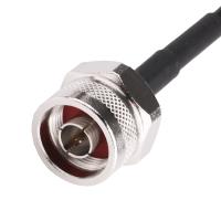China Custom Dustproof RF Cable Connector LMR-195 with N-Type Plug, 2GHz Frequency Range and ROHS ISO9001 Certification for sale