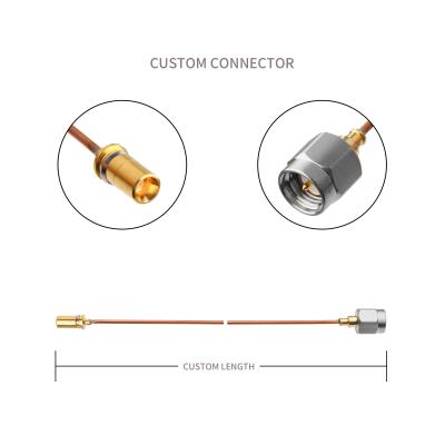 Cina Cable coassiale semi-rigido di Rohs Vita 67 Smpm Straight Plug To Sma Male Straight Plug Sro47 in vendita