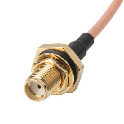 Chine Connecteur de câble Rg316 Sma Femme paroi jack à mâle prise droite à vendre