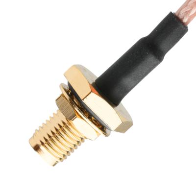 Chine Connecteur de câble Rg316 Sma Femme paroi jack à mâle prise droite à vendre