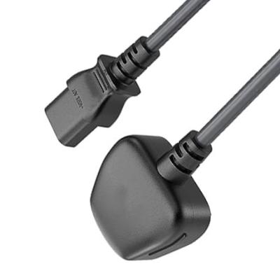 Chine C13 vers le Royaume-Uni Corde d'alimentation Bs1363 18awg 250v Longueur Adapté à la plupart des ordinateurs, imprimantes et autres appareils à vendre