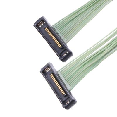 中国 35P マイクロコアシアルケーブル 20380-035t-06 Lvdsコネクタ 0.4mm ピッチ 右角 販売のため