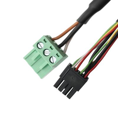 China LVDS CABLE Adapter DB-15P FEMALE To HSG 43025-0800 8P And 691352710003 3P Green Male Terminal Connector Cable OEM/ODM for sale