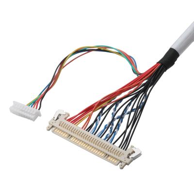 China LVDS Cable FI-X30HL 30P To DF20A-40P Or 9P HSG Cable Coaxial Connector OEM/ODM for sale