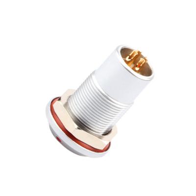 Chine Connecteur circulaire étanche à l'eau série B Z7 4P Femme Socket étanche à l'eau scellée sous vide, écrous de prise fixe IP68 fixe à vendre