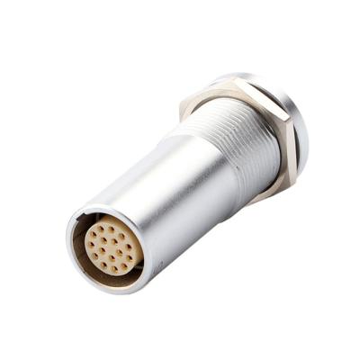 Chine Connecteurs circulaires médicaux militaires industriels de série B Z19 16P à double passage fixe, écrous fixes, broches fixes aux deux extrémités à vendre