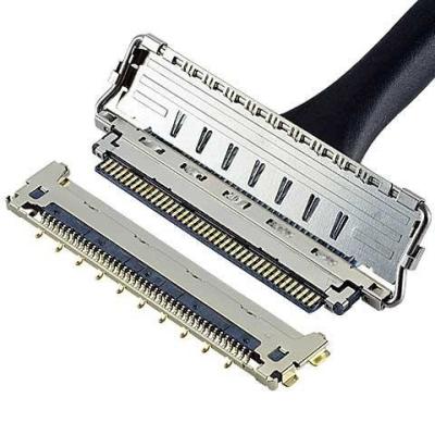 China 20679-030T-01 Micro-coaxiale kabel 0,4 mm pitch Horizontale paring type micro-coaxiale connector Te koop