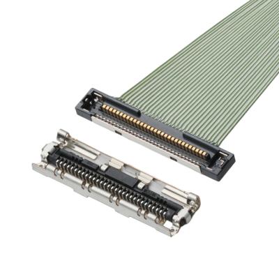 China LVDS EDV-fertigte Mikrokoaxialkabel-Versammlung DF36-30P-0.4SD Länge besonders an zu verkaufen