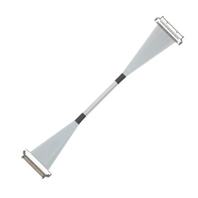 China Micro coaxial cable 1 to 1 KEL USL20-30SS-030-B Customized heat resistant tape connector for sale