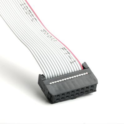 China DP2.54-1×16P to IDC2.54 2×8P Ribbon Cable Assembly | Custom Pitch 2.54mm for sale