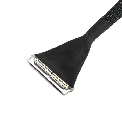 Cina Cable micro-coaxial a 40 pin, di 0,4 mm di passo, doppio schermo per EDP/LVDS in vendita