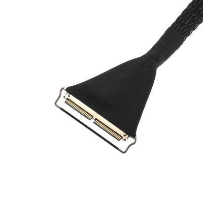 中国 40ピンのマイクロコアキシアルケーブル,0.4mmピッチ,EDP/LVDS用のダブルシールド 販売のため