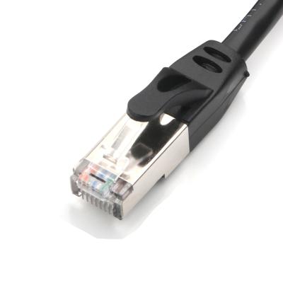 China RJ45 Shielded Cable Assembly, 8P8C Jack to Plug with STP 24AWG x4P Wire for sale