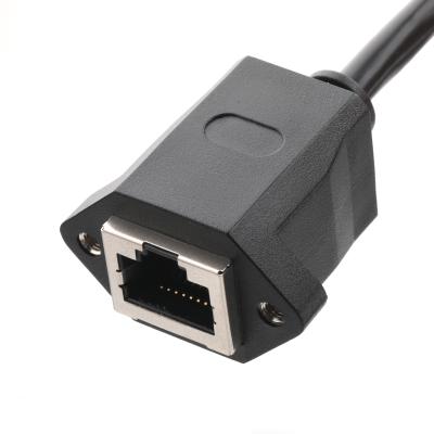 China RJ45 Shielded Cable Assembly, 8P8C Jack to Plug with STP 24AWG x4P Wire for sale