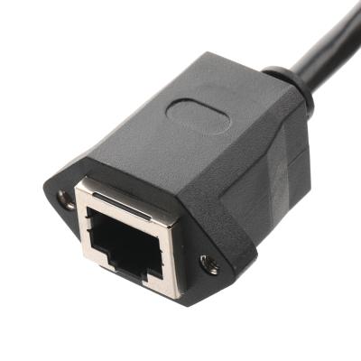 China RJ45 Shielded Cable Assembly, 8P8C Jack to Plug with STP 24AWG x4P Wire for sale