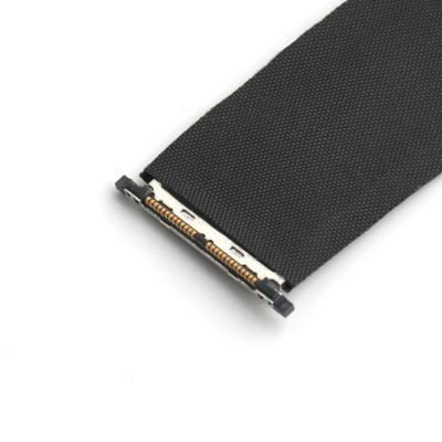 China 26-Pin 0.3mm Pitch Micro-Coax Cable Assembly, 44AWG Silvered Copper for sale