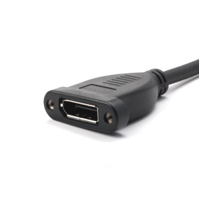 중국 20핀 DisplayPort 수-암 케이블, 실드 6.0mm OD, 100Ω 임피던스 판매용