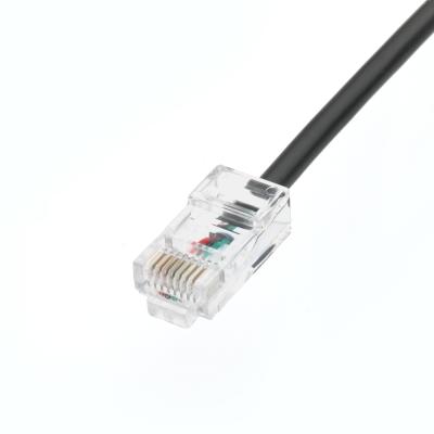 China USB to RJ45 Cable Assembly, UL2464 28AWG 4-Core with Shielded 8P8C Connector for sale