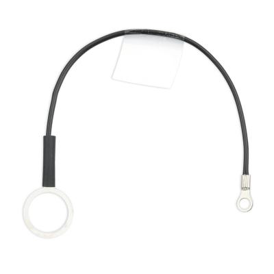 China Power Cable Assembly with M4 Ring Terminal & Solderable Circular Connector, UL1007 18AWG for sale