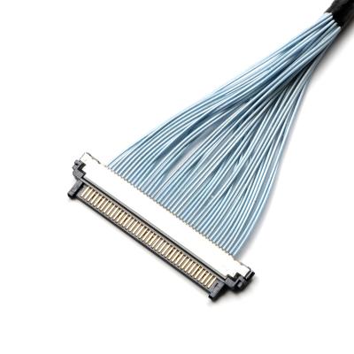 China 40-Pin Micro Coaxial Cable Assembly - Dual Ultra-Fine 0.4mm Pitch Connectors for sale