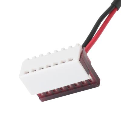 China 8P to 2P Power Cable Assembly - UL1007 22AWG Wire - Red & Black Pinout for sale