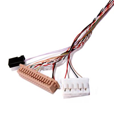 China 40PIN To 30PIN LVDS Cable Assembly   Connector 20345 040T 32R to DF13 for sale