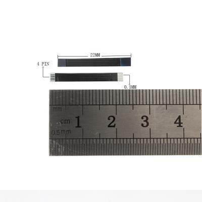 Chine 4 câble de Pin FFC FPC, câble plat d'OEM FFC pour le connecteur d'affichage de lvds d'imprimante à vendre